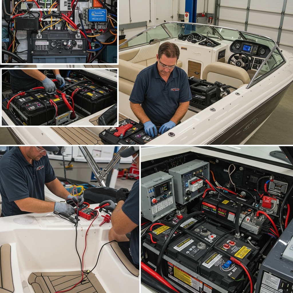 Marine Battery Replacement & Charging System Repair