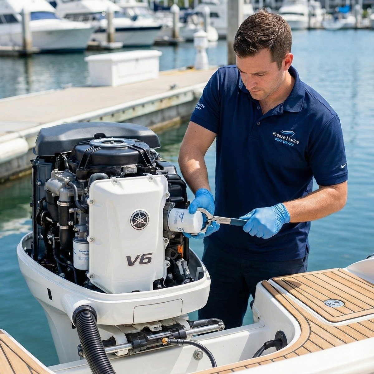 100-Hour Service & Annual Boat Maintenance | Breeze Marine